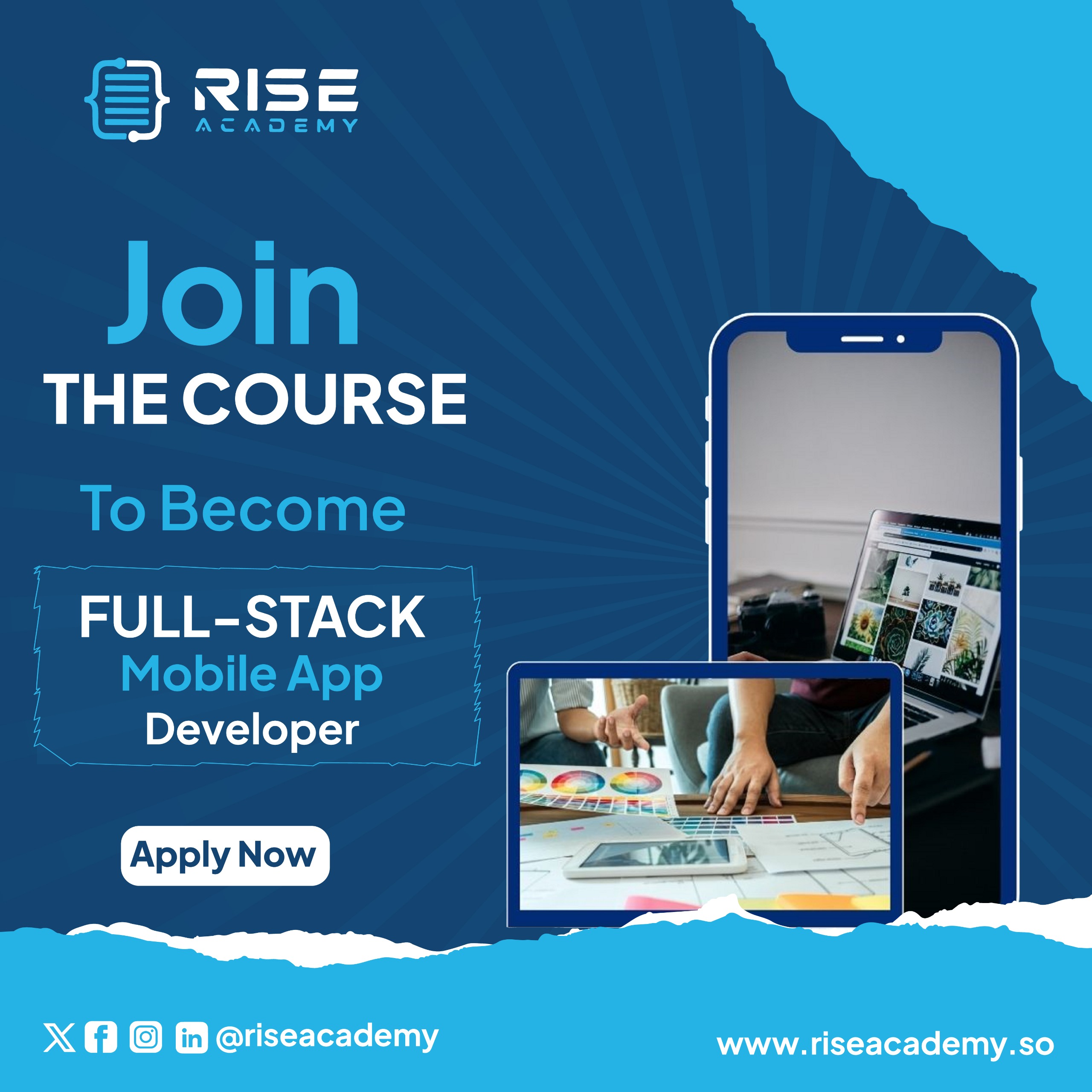 Mobile App developer Register - Rise Academy